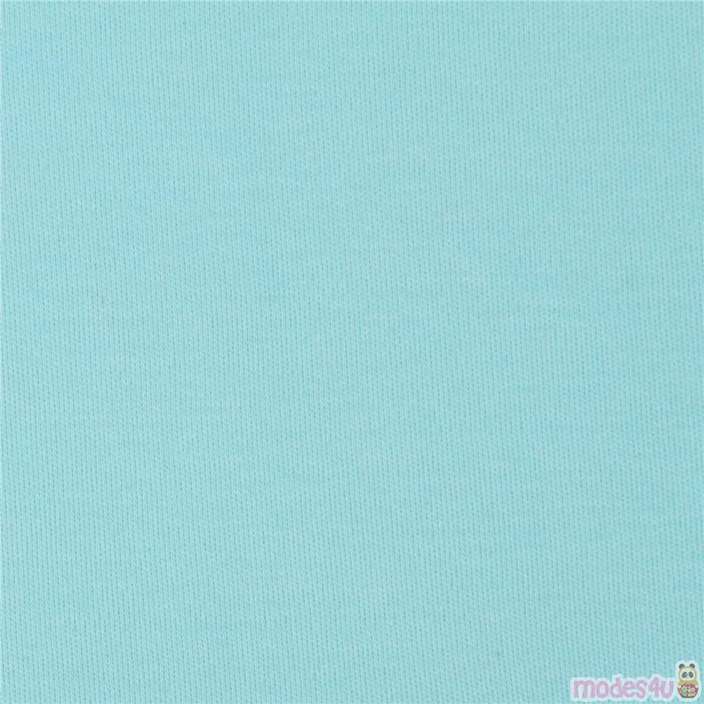 Tela orgánica de punto en color azul celeste liso Rain de Cloud 9 EE ...