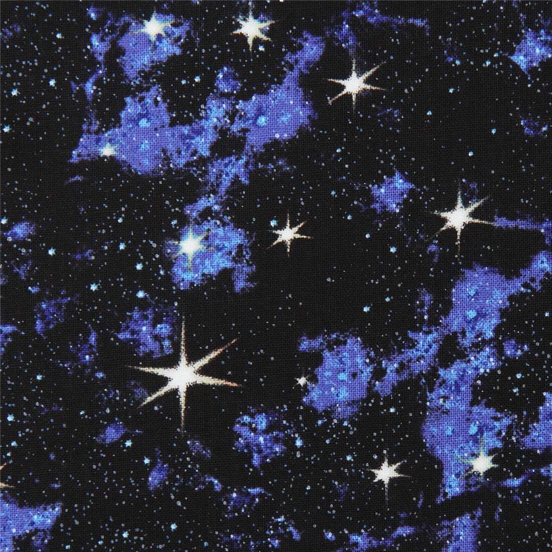 star black fabric In Space by Elizabeth's Studio Fabric by Elizabeth's ...