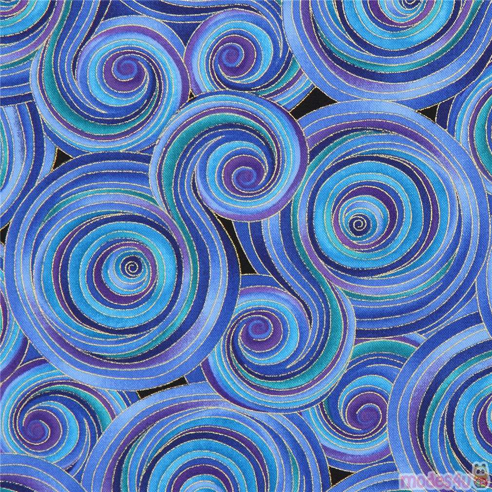 swirl fabric by Timeless Treasures with embellishment Fabric by ...