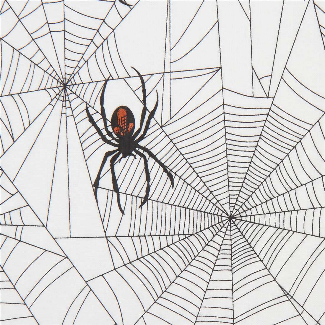 Halloween Spiders and Webs Fabric by Alexander Henry - modes4u