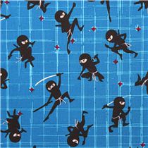 blue Ninja warriors fabric for boys Riley Blake Year Of The Ninja ...