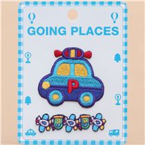 car iron-on transfer patch 2 pieces - Notions - Fabric - Kawaii Shop ...