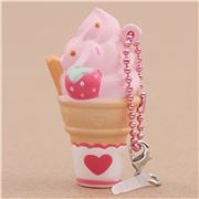 scented pink Crazy Poo ice cream sundae squishy by Puni Maru - modeS4u