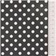 Cosmo laminate fabric from Japan black with white polka dots Fabric by ...