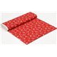 Cosmo red Christmas fabric with tossed Santa pattern Fabric by Cosmo ...
