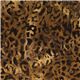 Robert Kaufman brown leopard spot print batik cotton fabric Fabric by ...