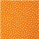 Robert Kaufman orange fabric with white polka dots Fabric by Robert ...