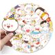 Round characters pink cheeks diecut sticker pack cute 53 unique designs ...