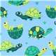 Timeless Treasures fabric with green turtles Fabric by Timeless ...