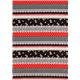 black Michael Miller stripe fabric lace pattern - modeS4u