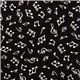 black mini music notes fabric by Timeless Treasures USA by Timeless ...