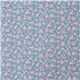 blue Quilt Gate fabric with mini retro rose pattern Fabric by Cosmo ...