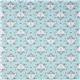 blue Riley Blake swan bird flower butterfly animal fabric - modeS4u
