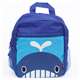 blue whale animal childrens backpack school bag - modes4u