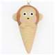 cute Monkichi ice cream cone squishy for bag - modes4u