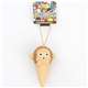 cute Monkichi ice cream cone squishy for bag - modes4u
