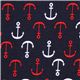 dark blue Robert Kaufman anchor Laguna Jersey knit fabric Fabric by ...