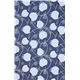 dark blue with big flower fabric Moda Fabrics - modeS4u