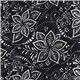 dark grey batik flower fabric by Timeless Treasures Fabric by Timeless ...