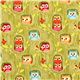 green Flappers Hideout owl tree fabric Riley Blake Happy Flappers ...