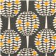 grey canvas citrus tree fabric Kokka Japan Fabric by Kokka - modeS4u