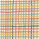 light cream with colorful grid pattern organic fabric by birch from the ...