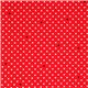 red Michael Miller fabric small white polka dots Fabric by Michael Miller - modeS4u