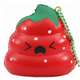 scented red Crazy Poo strawberry squishy by Puni Maru - modes4u