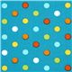 teal fabric with colourful polka dots by Robert Kaufman Fabric by ...