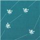 teal green Kokka white dot insect fabric Fabric by Kokka - modeS4u