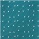 teal green Kokka white dot insect fabric Fabric by Kokka - modeS4u