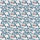 teal monaluna toadstool mushroom organic fabric Toadstools - modeS4u
