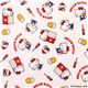 white Hello Kitty sweet food oxford fabric - modeS4u