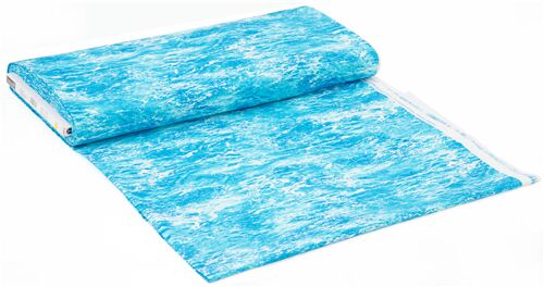 Blue ocean water by Timeless Treasures nature cotton fabric - modeS4u