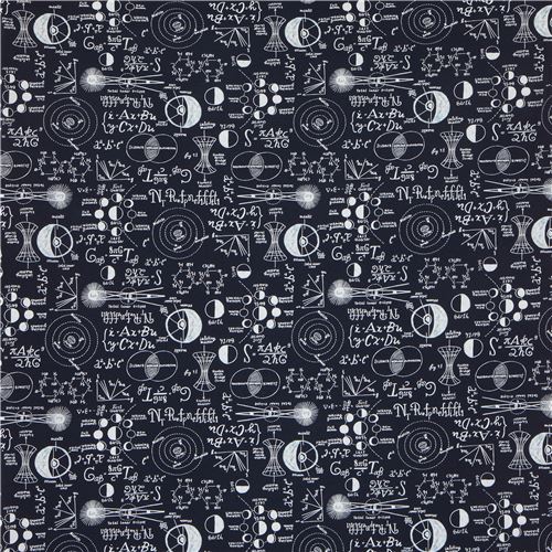 Dear Stella knit fabric science navy blue - modeS4u