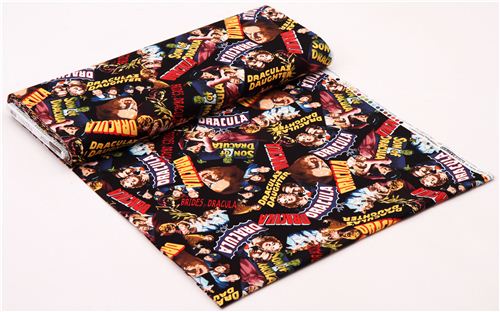 Dracula movie fabric Robert Kaufman Classic Horror Films Fabric by ...