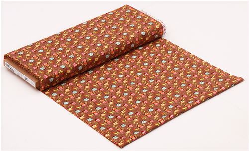 brown Flappers Hideout owl tree fabric Riley Blake Happy Flappers ...