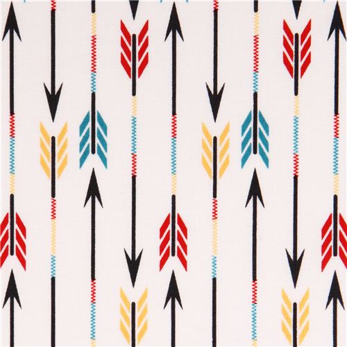 Geo print Arrows Cloud 9 arrow organic fabric Enchanted Fabric by Cloud ...