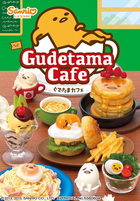 Gudetama Cafe egg restaurant food Re-Ment miniature blind box - modeS4u