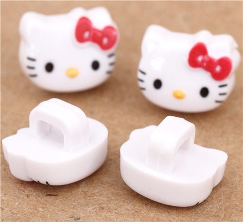 Hello Kitty button set 4 pieces by Sanrio - Notions - Fabric - Kawaii ...