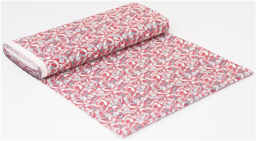 Red sea shell animal starfish crab Dear Stella cotton fabric - modeS4u