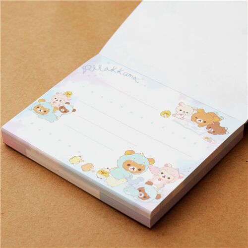 Rilakkuma, Korilakkuma, Charoi Koguma, Kiiroitori memo pad by San-X ...