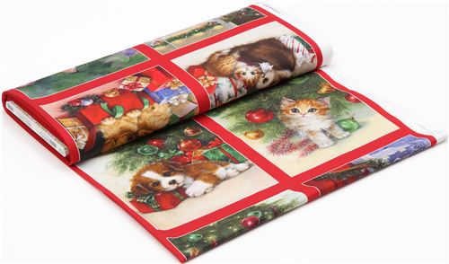 Robert Kaufman Christmas animal fabric - modeS4u