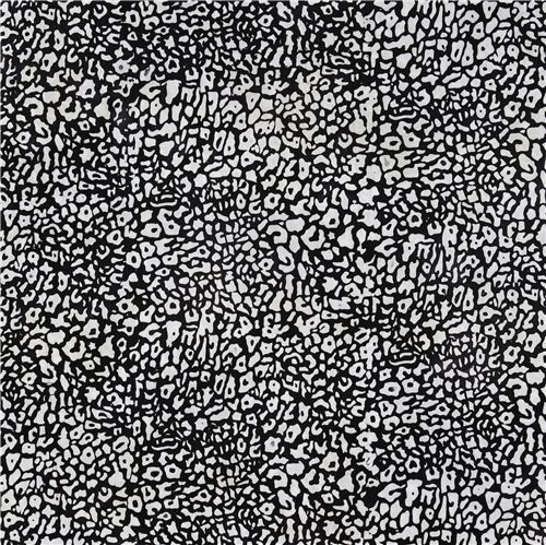 Robert Kaufman black white leopard animal print batik fabric - modeS4u