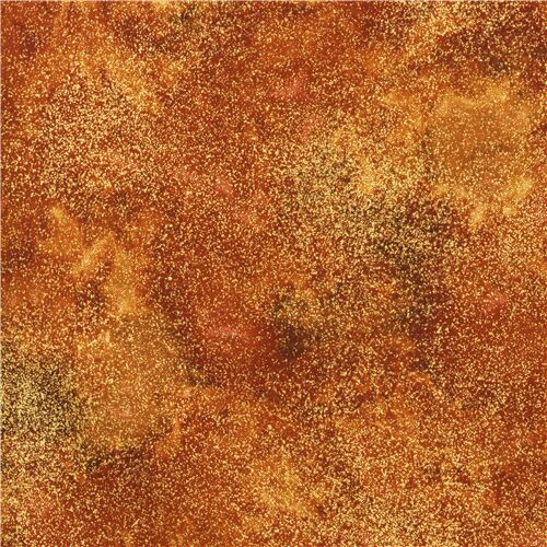 Rust brown Xmas fabric gold shimmer Timeless Treasures - modeS4u