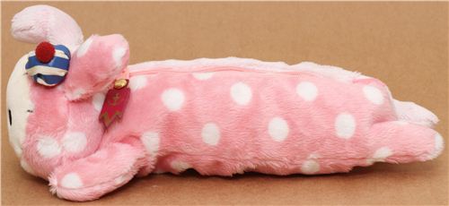 San-X fluffy pink Sentimental Circus rabbit pencil case - Pencil Cases ...