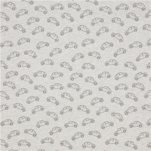 Remnant (17 x 148 cm) - Stof Fabrics soft grey car sweat fabric - modes4u