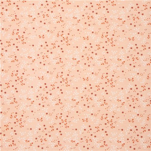 Tonal Floral Shell Mini Blumen birch Jersey Bio-Stoff aus den USA - modeS4u