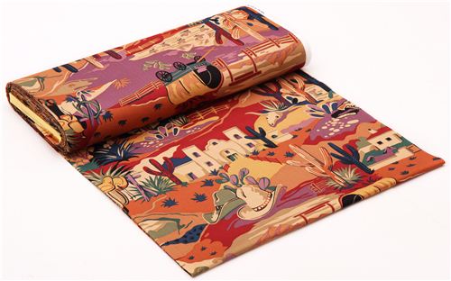 Tela cowboy oeste Tubac Trail Alexander Henry Santa Fe Fabric by ...