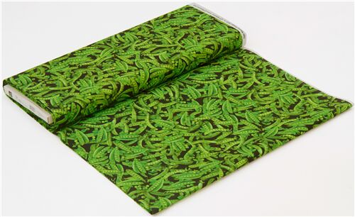 Tumbling sweet peas black cotton fabric Quilting Treasures US - modeS4u